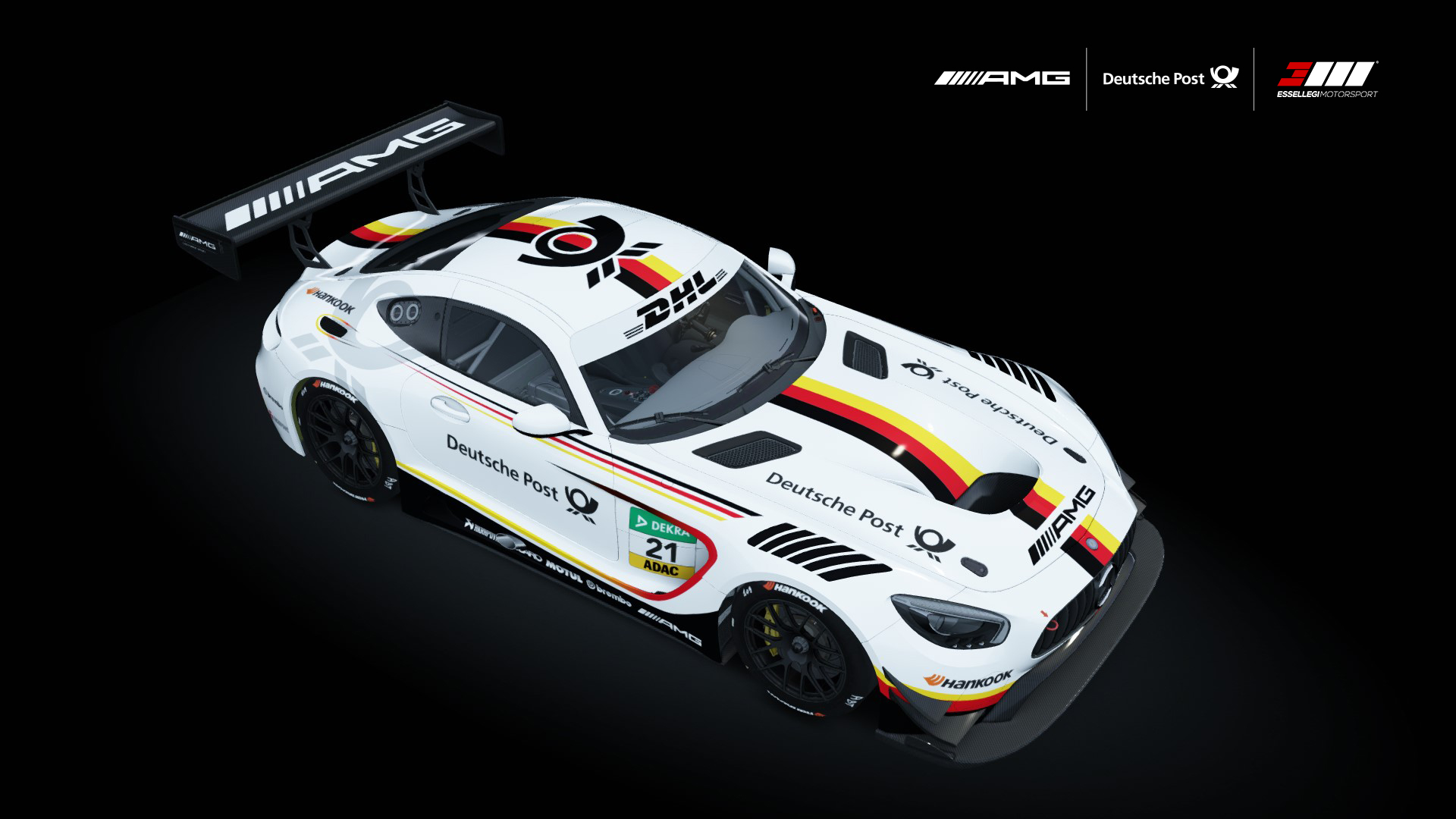 Mercedes-Benz AMG GT3 | Deutsche Post Motorsport Livery by Essellegi