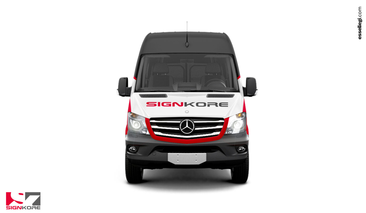Mercedes Sprinter 2500 170'' Wheelbase | Van Wrap Design by Essellegi