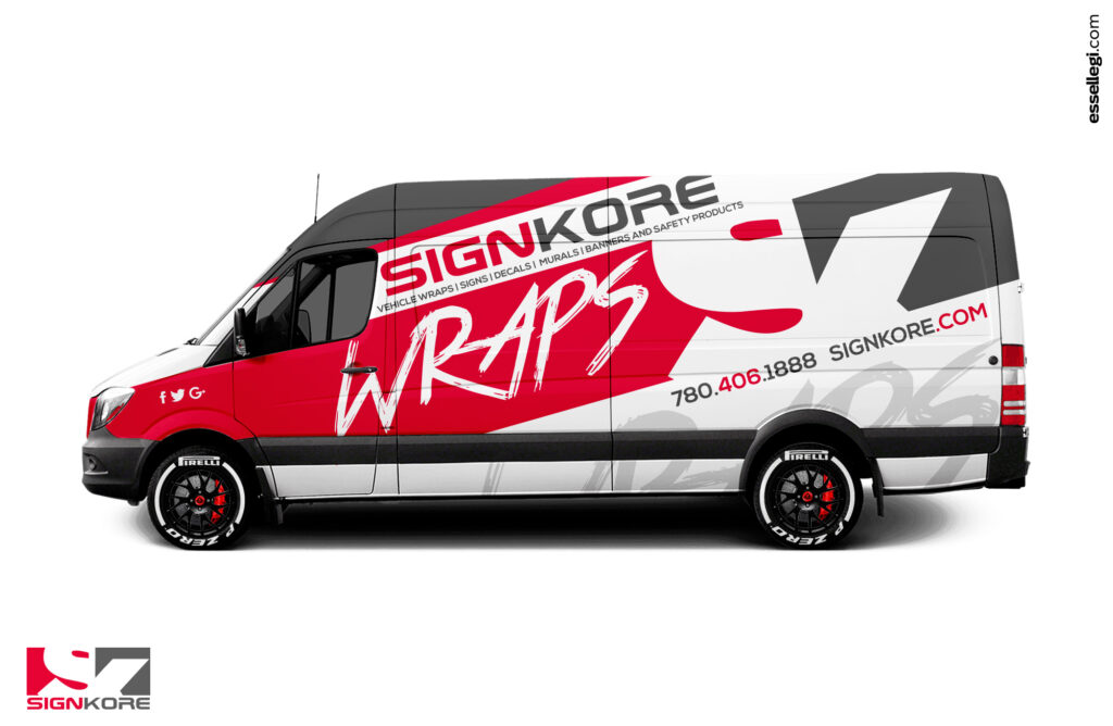 Mercedes Sprinter 2500 170'' Wheelbase | Van Wrap Design by Essellegi