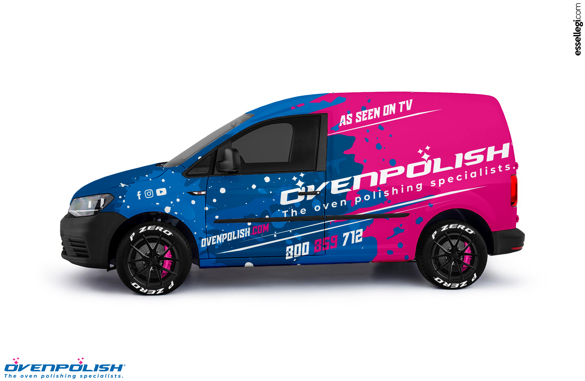 Are you looking for Best Wrap for your VW Caddy Van ? Create Yours, Now!