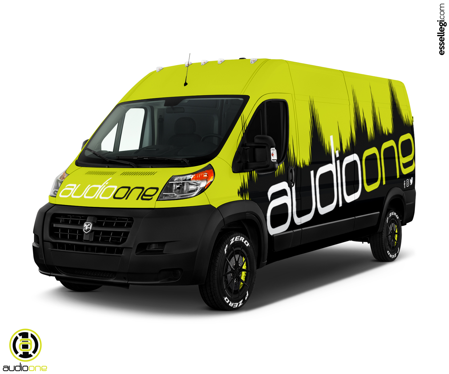 Dodge RAM ProMaster 2500 | Van Wrap Design by Essellegi Wrap Design