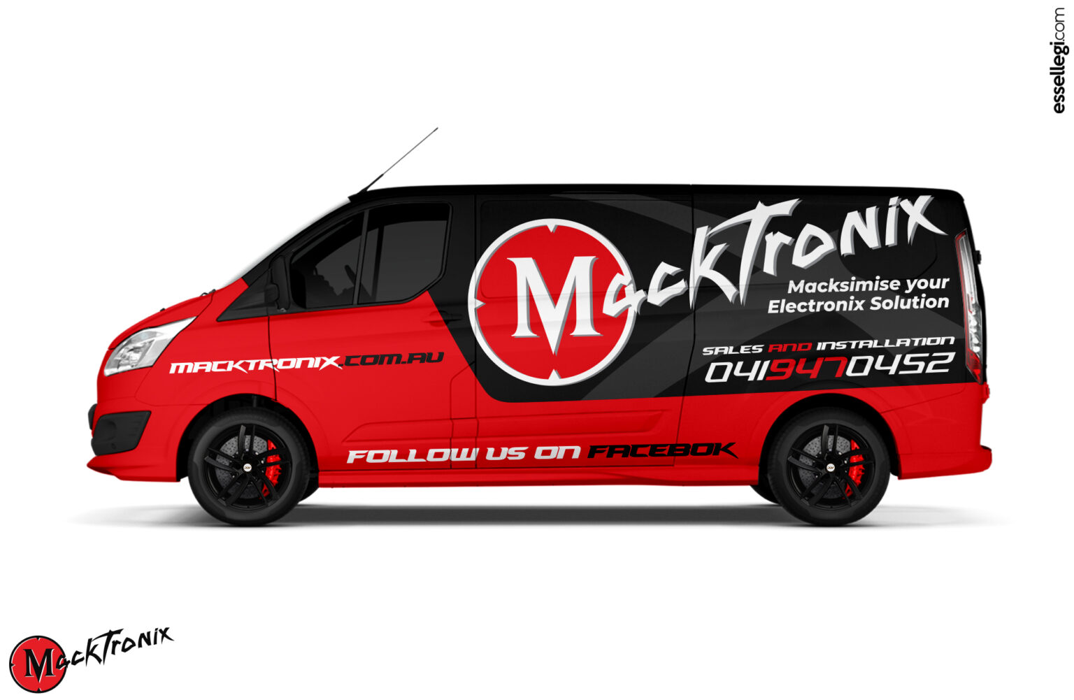 Ford Transit Custom | Van Wrap Design by Essellegi Wrap Design