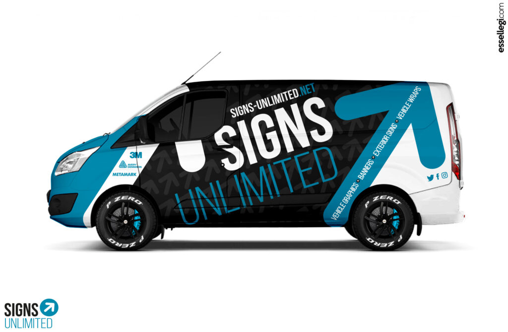 Ford Transit Custom | Van Wrap Design by Essellegi Wrap Design