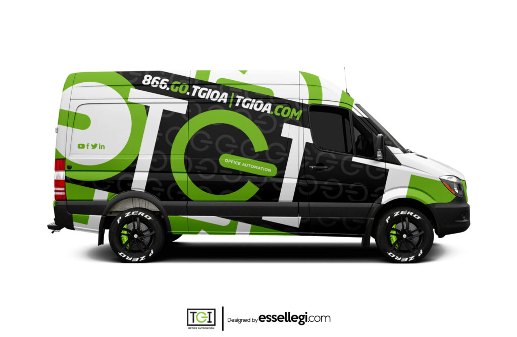 Mercedes Sprinter Standard High Roof | Van Wrap Design by Essellegi