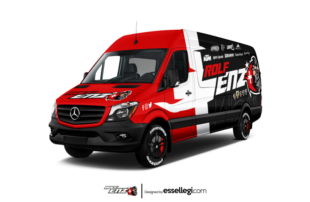 Mercedes Sprinter Long High Roof | Van Wrap Design by Essellegi.com