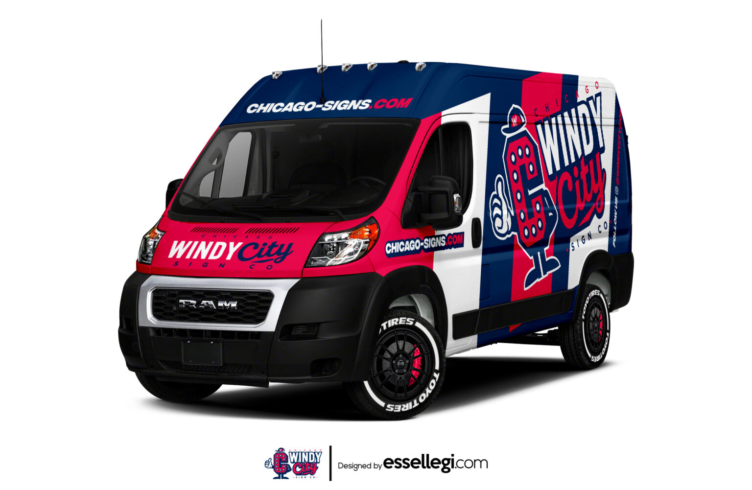 RAM Promaster Wrap for Chicago Signs and Wraps Co. by essellegi.com