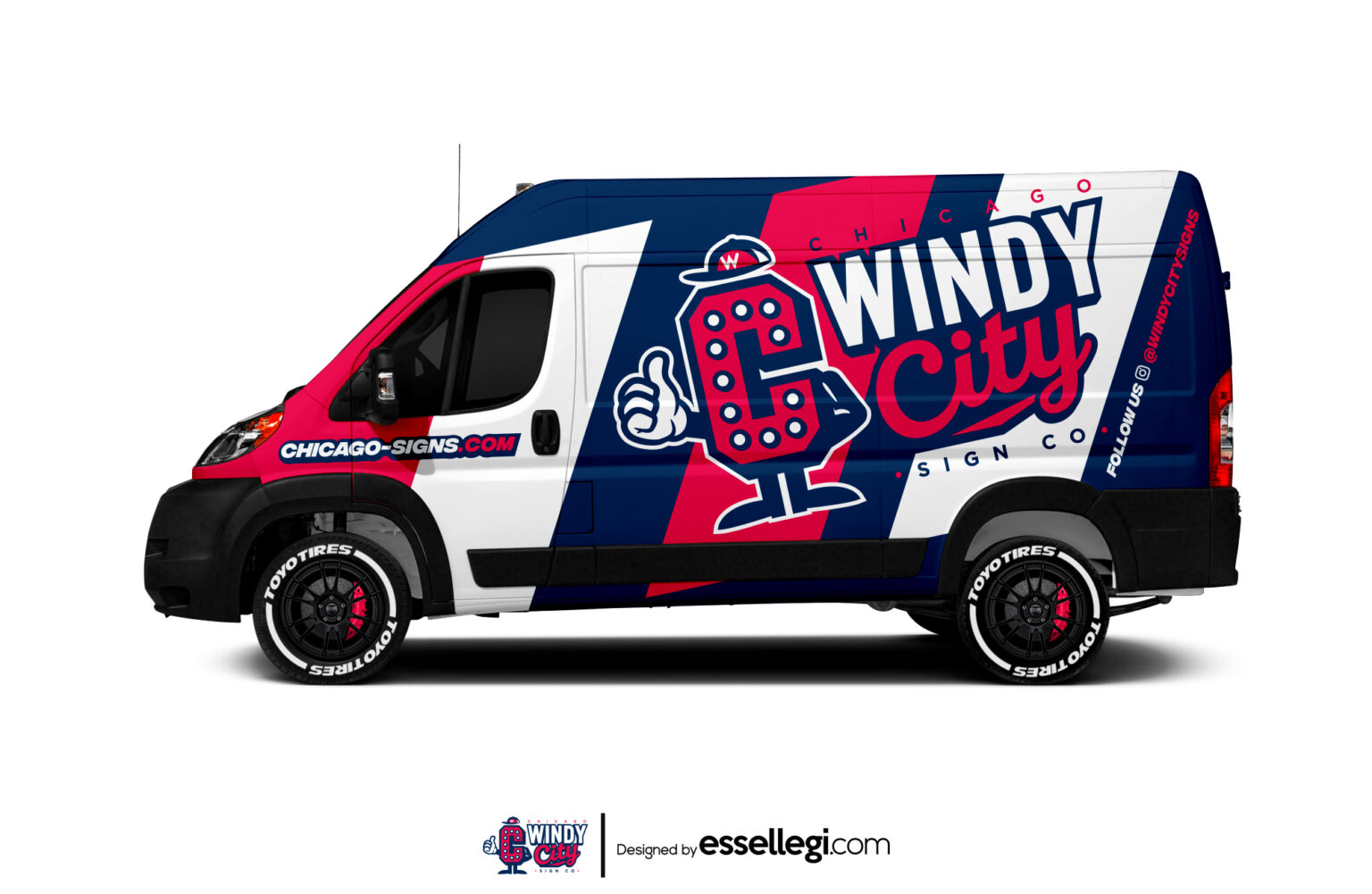 RAM Promaster Wrap for Chicago Signs and Wraps Co. by essellegi.com