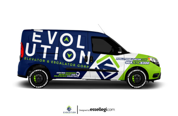 Best RAM ProMaster City Wrap for Elevator Repair Co. by essellegi.com