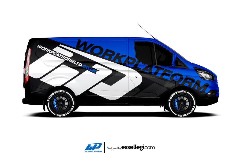 Best Transit Custom Wrap for Working Platforms Co. by essellegi.com