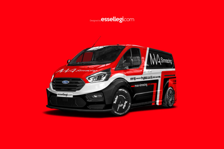 Best Transit Custom Wrap for Sim Racing Co. by essellegi.co