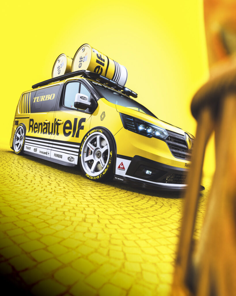 Best Elf F1 Team Renault Trafic Wrap Design by essellegi.com